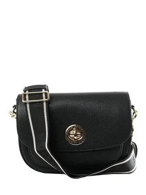 Marc Jacobs Signet Turnlock Saddle Bag - Black