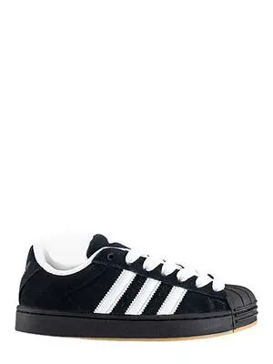 Adidas Superstar Suede Trainers - Black White Gum