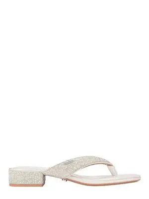 Carvela Portici Embellished Woven Sandals - White