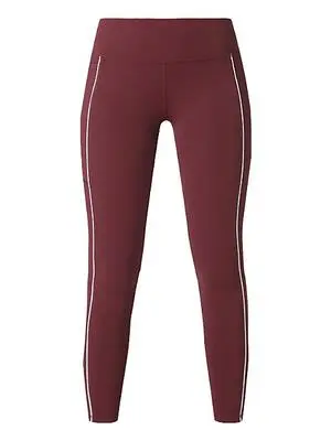 Sweaty Betty Power 7/8 Piping Stretch-jersey Leggings - Garnet Red