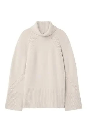 JOSEPH Loftus High-neck Cashmere Jumper - Marble
