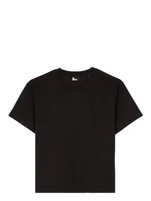 The Kooples Relaxed-fit Cotton-blend T-shirt - Black