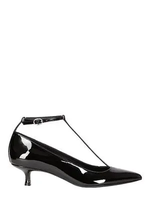 The Kooples Pointed-toe Patent-leather Courts - Black