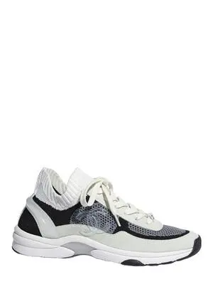 Chanel Low Top Trainer - Black/ivory