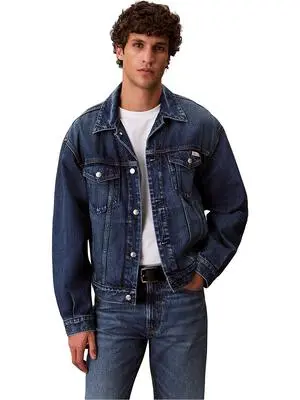 Calvin Klein 90s Denim Trucker Jacket - Horizon