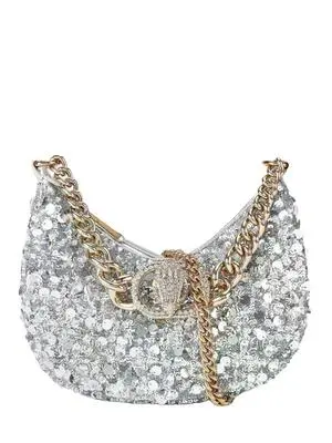 Kurt Geiger Small Chelsea Shoulder Bag - Silver