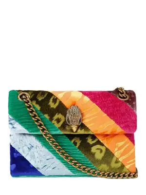 Kurt Geiger Mini Kensington Striped Cross Body Bag - Blue