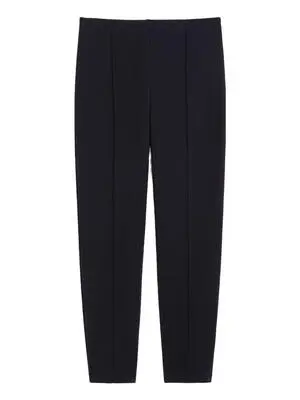 Max Mara Scuba Jersey Cigarette Trousers - Ultramarine