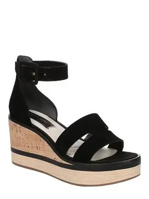 Franco Sarto Madaya Platform Wedge Sandal - Black