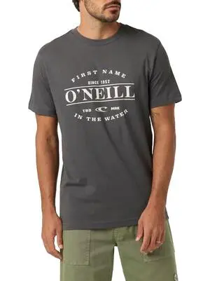 O'Neill Classic Fit East Cliff Graphic T-shirt - Dark Shadow