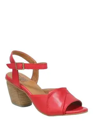 Miz Mooz Attie Ankle Strap Sandal - Scarlet