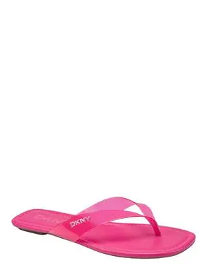 Dkny Hampton Flip Flop Hot Pink