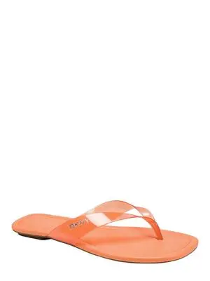 Dkny Hampton Flip Flop Orange Sherbet