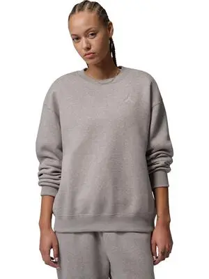 JORDAN Brooklyn Fleece Crew-neck Sweatshirt - Grey