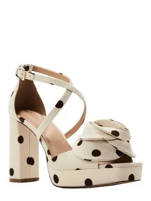 Ted Baker London Maddy Rose Platform Sandal - Ivory Primary - Multi