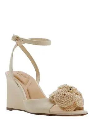 Ted Baker London Bridget Ankle Strap Wedge Sandal - Cream
