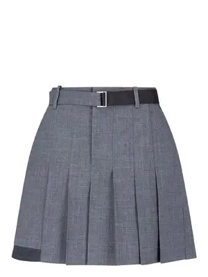Herno Wool Blend Shorts - Gray