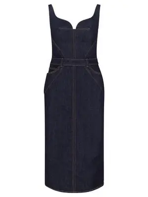 Givenchy Kickback Midi Dress - Blue