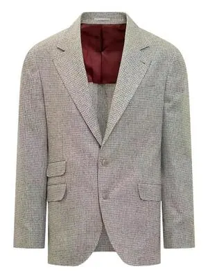BRUNELLO CUCINELLI Checked Two-button Suit