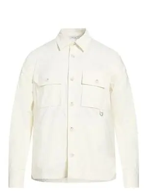 PAOLO PECORA Shirt Size Cotton, Elastane - Off White