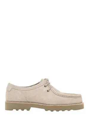 ALLSAINTS Skiff Boat Shoe - Brown/off White
