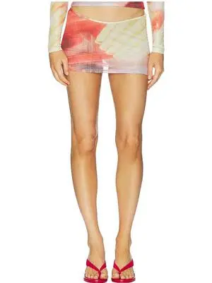 Miaou Elektra Mini Skirt - Flare