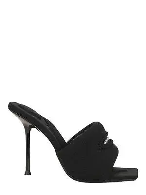 Alexander Wang Julie Slash Knit Mule Sandal - Black