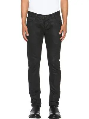 Rick Owens Detroit Waxed Jeans - Black