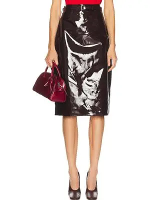 Adam Lippes Rei Skirt - Aubergine
