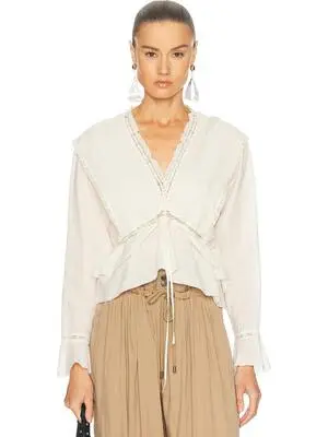 Isabel Marant Damienne Blouse - Ecru