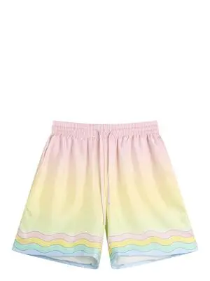 Casablanca For The Love Of Dance Silk Shorts - Pink