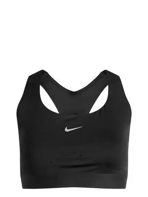 Nike Swift High Support Sports Bra - Black/silver