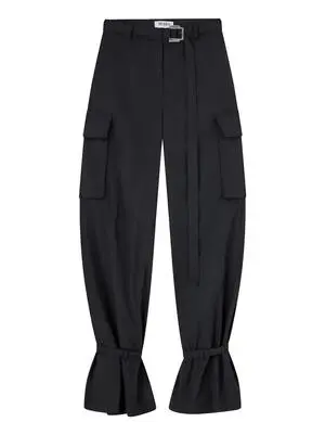 Attico Cargo Trousers - Black