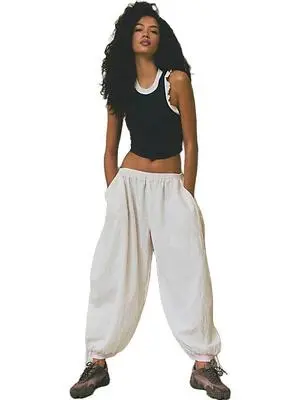 Free People On It Balloon Pants - Tofu