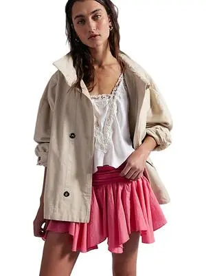 Free People Fp One Emme Foldover Mini Skirt - Vintage Rosey