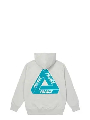 PALACE Trichenille Hood - Light Grey Marl