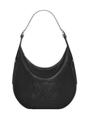 Celine Supple Grained Calfskin Medium Heloise Bag - Black