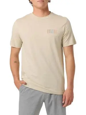 O'Neill Classic Fit Triple Stack Graphic T-shirt - Light Khaki