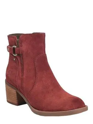 BØRN Reis Bootie - Dark Red Suede