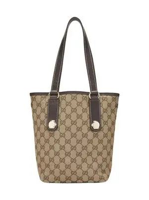 Gucci Original Gg Canvas Flat Vertical Tote - Brown