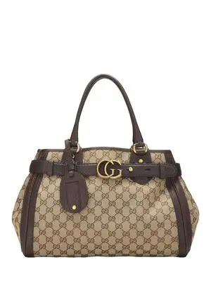 Gucci Original Gg Running Tote - Brown