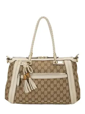 Gucci Original Gg Bella Zip Tote - White