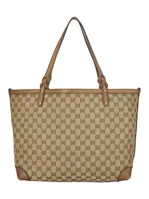 Gucci Original Gg Craft Tote - Brown