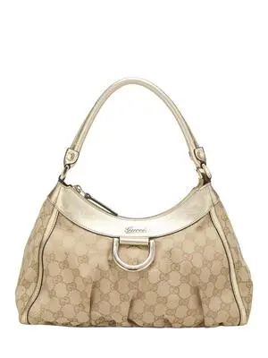 Gucci Original Gg D-ring Abbey Shoulder Bag - Gold