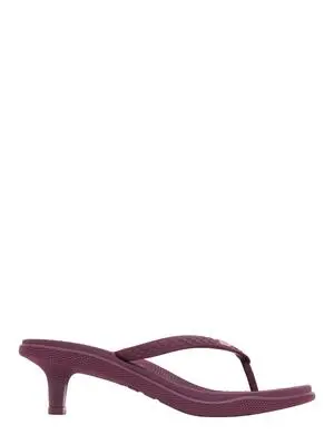 BLOUMME Bloumme Arc Rubber Sandals With Sculpted Heel Purple