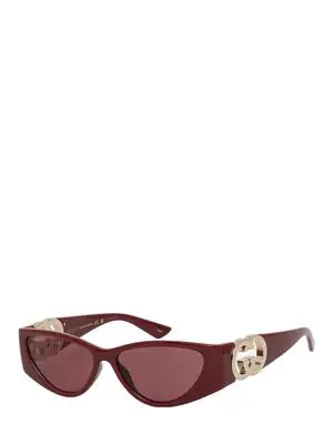 Gucci Wrap Sunglasses Gg1824s/003 - Burgundy Burgundy/red (gg1824s/003)
