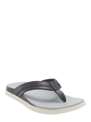 Olukai Shoreline Flip Flop Rock/pale Grey