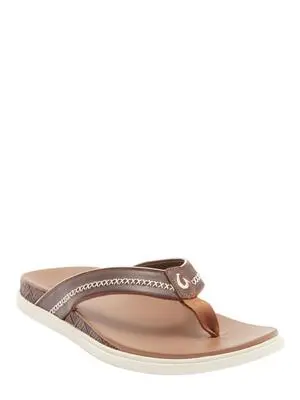 Olukai Shoreline Flip Flop Toffee/toffee