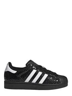Adidas Superstar Ii Patent Snakeskin Sneakers - Core Black/cloud White