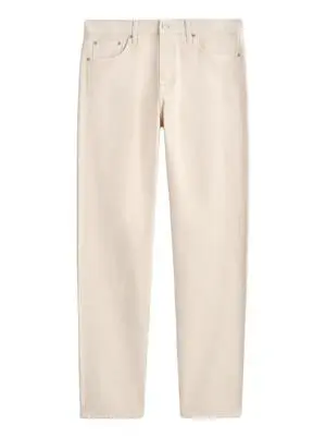 Cos Signature Regular-fit Straight-leg Jeans - Beige